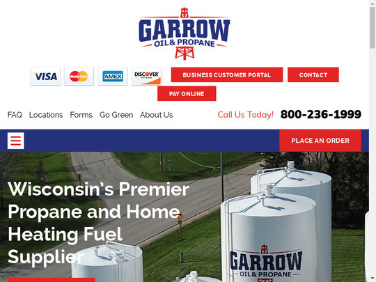 Save $ on Propane, Heating oil | Garrow Oil & Propane, WI, 54913 | fuelwonk