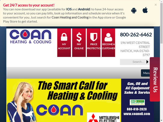 Save $ on Heating oil | Coan Oil Inc, MA, 01760 | fuelwonk